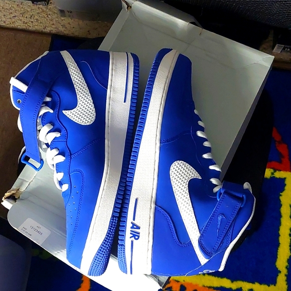 Nike | Shoes | Nike Air Force 4th Anniversary Blue Jay | Poshmark